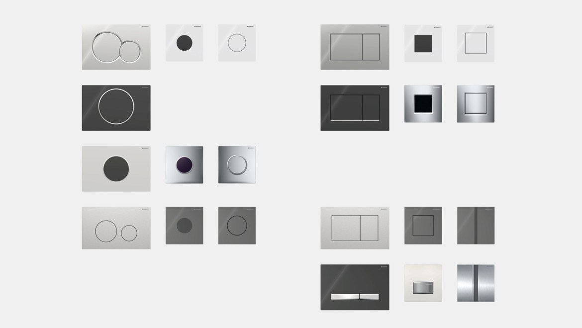 Geberit spolplattor och spolknappar | geberit.se